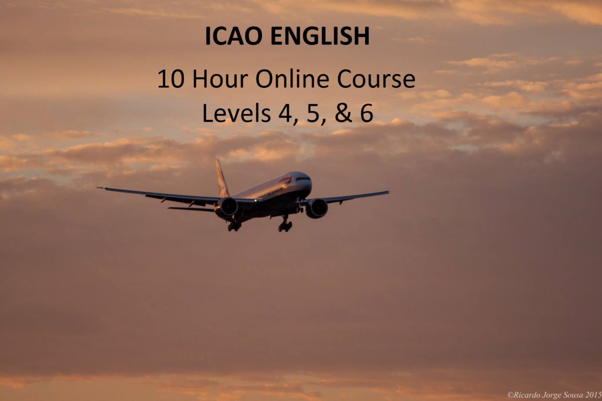 10 Hour ICAO ENGLISH COURSE ONLINE – O'Sullivans – The Language School